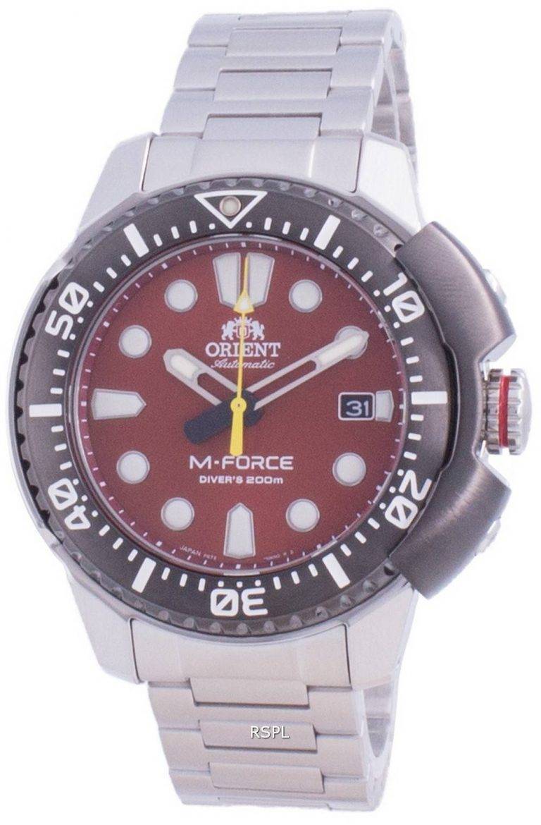 Orient M-Force AC0L 70th Anniversary Automatic Divers RA-AC0L02R00B Japan Made 200M Mens Watch ...