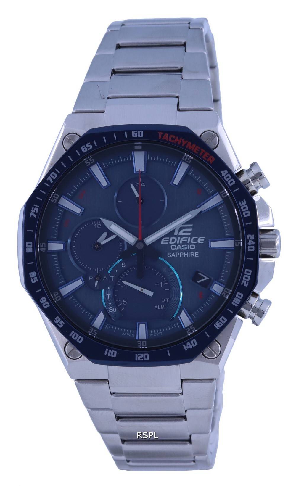 Casio Edifice Bluetooth Tachymeter Analog Solar EQB-1100XDB-2A ...