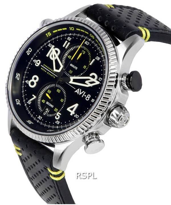 AVI-8 Hawker Hunter Halton Duke Chronograph Black Dial Quartz AV-4080 ...