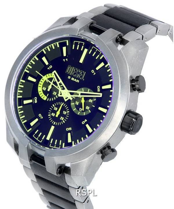 Diesel Split Chronograph Multicolour Dial Quartz DZ4587 Men's Watch ...