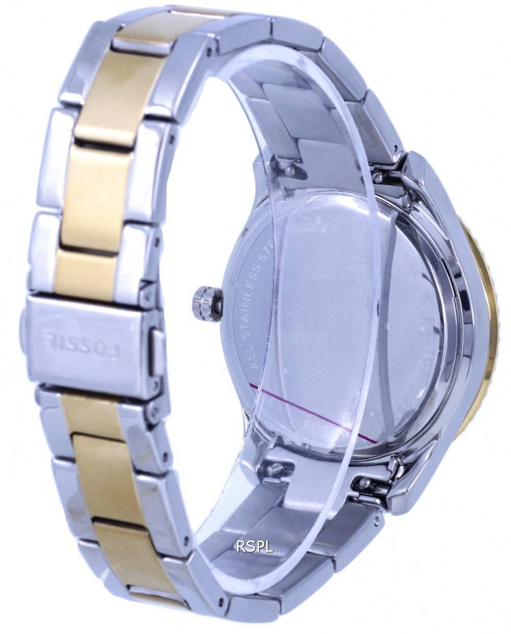 Fossil Stella Sport Tachymeter Crystal Accents Quartz ES5107 Womens ...