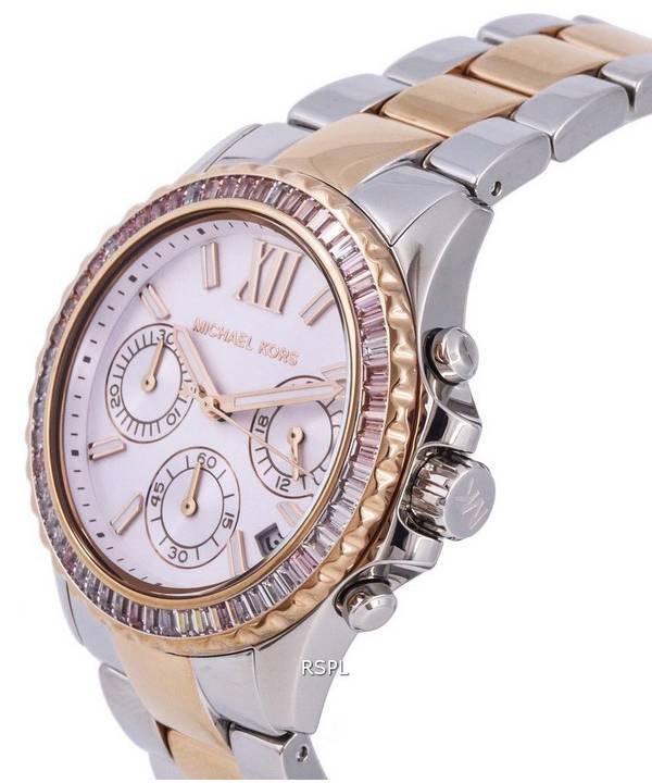 Michael Kors Everest Chronograph White Dial Quartz MK7214 Womens Watch ...