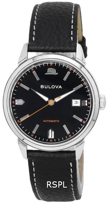 Bulova Frank Sinatra Summer Wind Black Dial Automatic 96B381 Men's ...