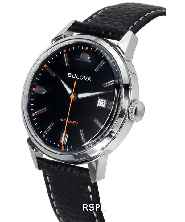 Bulova Frank Sinatra Summer Wind Black Dial Automatic 96B381 Men's ...
