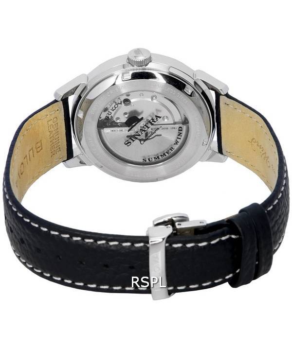 Bulova Frank Sinatra Summer Wind Black Dial Automatic 96B381 Men's ...