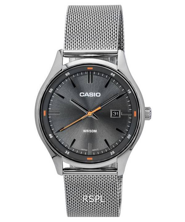 Casio Standard Analog Grey Dial Quartz MTP-E710M-8A MTPE710M-8 Men's Watch - Citywatches.co.za