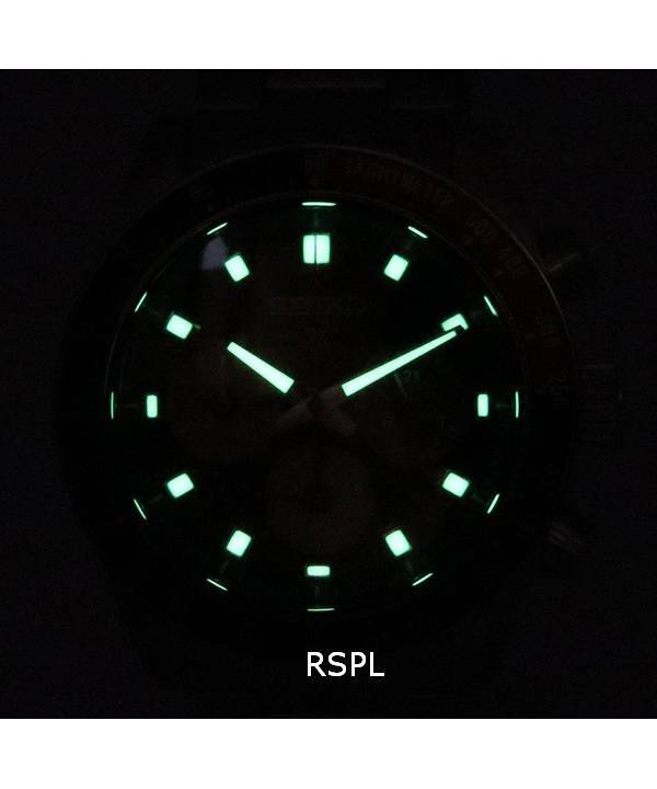 Seiko Prospex Speedtimer Go Large Solar Chronograph Black Dial SSC915 ...