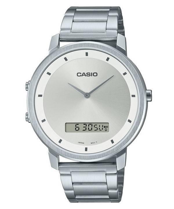 Casio Standard Stainless Steel Analog Digital MTP-B200D-7E MTPB200D-7 Mens Watch - Citywatches.co.za