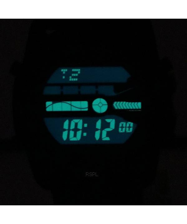 Diesel Master Chief Digital Silicone Strap Black Dial Quartz DZ2158 Men ...