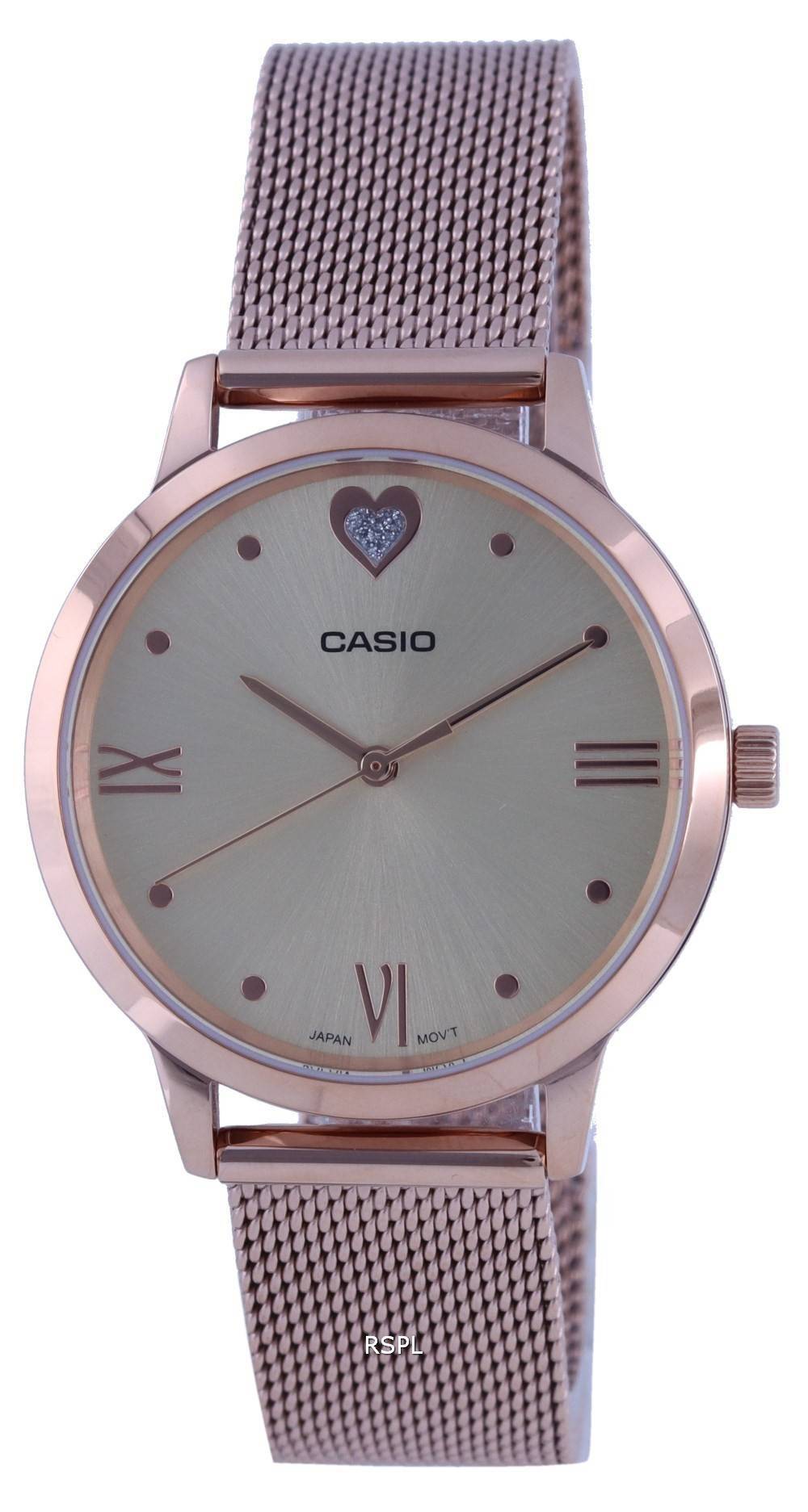 Casio Champagne Dial Analog LTP-2022VMPG-9C LTP2022VMPG-9C Women's ...