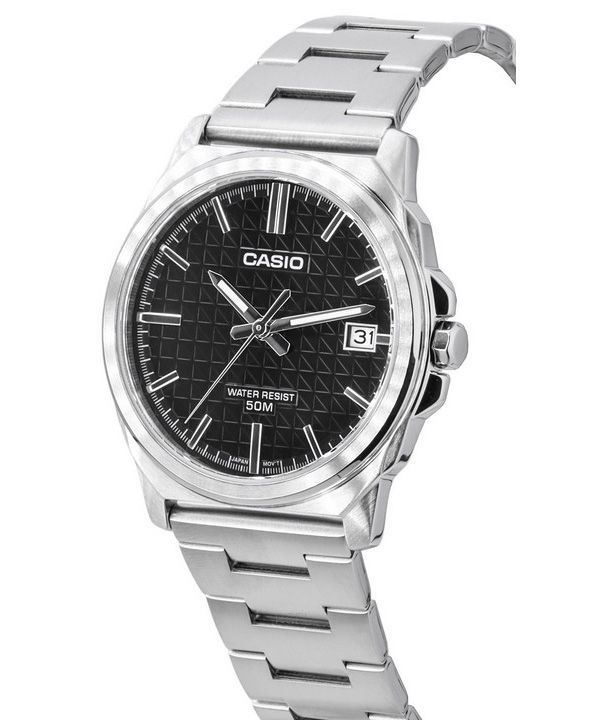 Casio Standard Analog Stainless Steel Black Dial Quartz Mtp E720d 1a Mens Watch Za