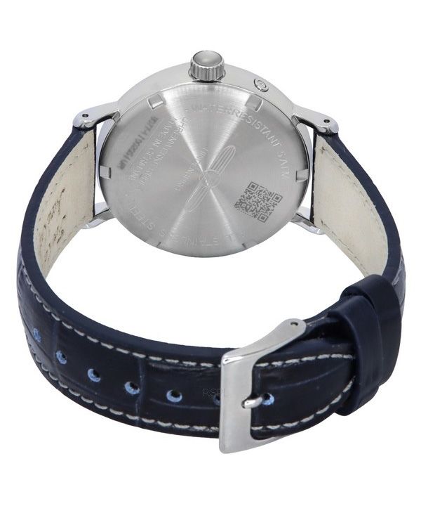 Zeppelin LZ129 Hindenburg Moon Phase Leather Strap White Dial Quartz ...