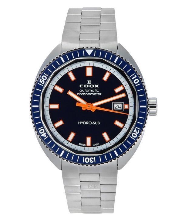 Edox Hydro-Sub Automatic Chronometer Limited Edition Blue Dial Diver's ...
