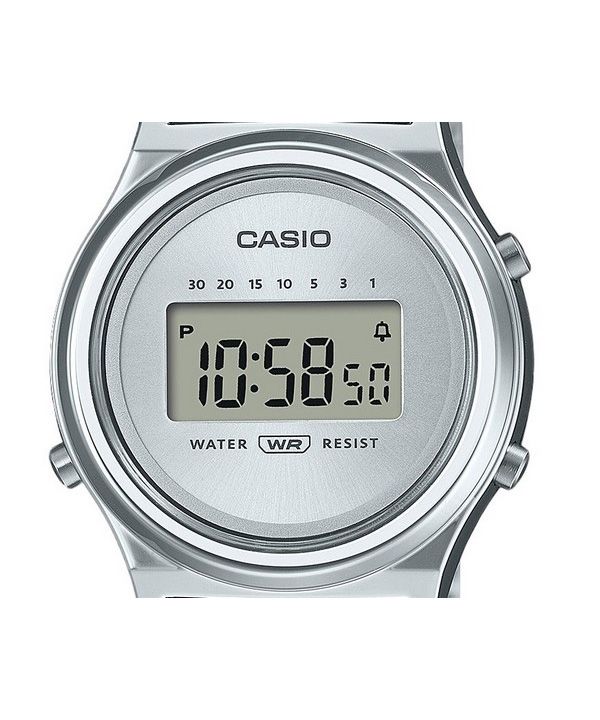Casio Vintage Digital Stainless Steel Silver Dial Quartz LA700WE-7A Women's Watch - Citywatches ...