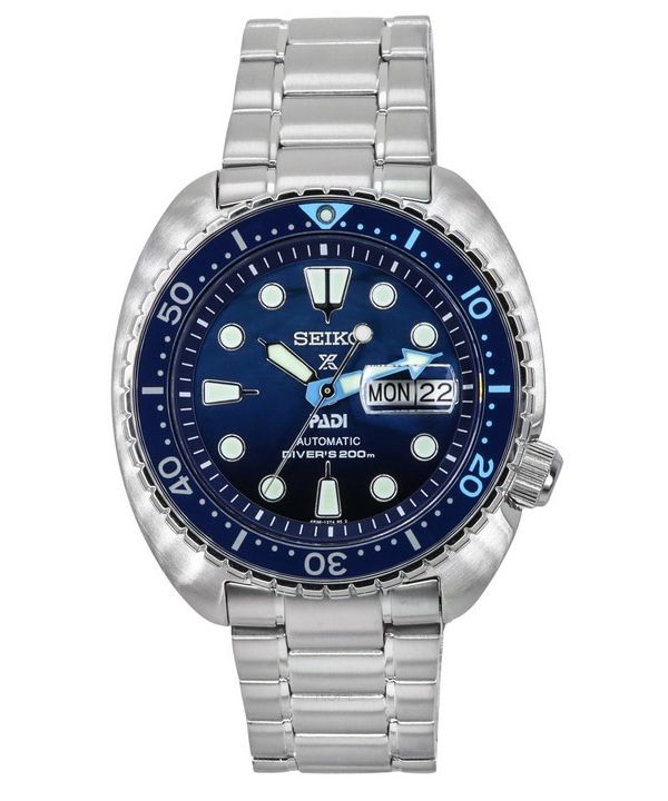 Seiko Prospex The Great Blue Turtle PADI Special Edition Blue Dial Automatic Divers SRPK01K1 ...