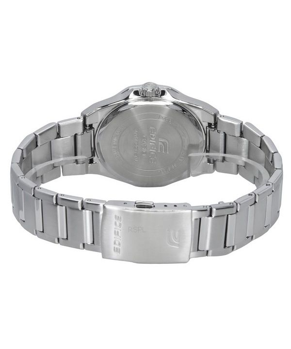 Casio Edifice Sapphire Crystal Analog Stainless Steel Turquoise Dial ...