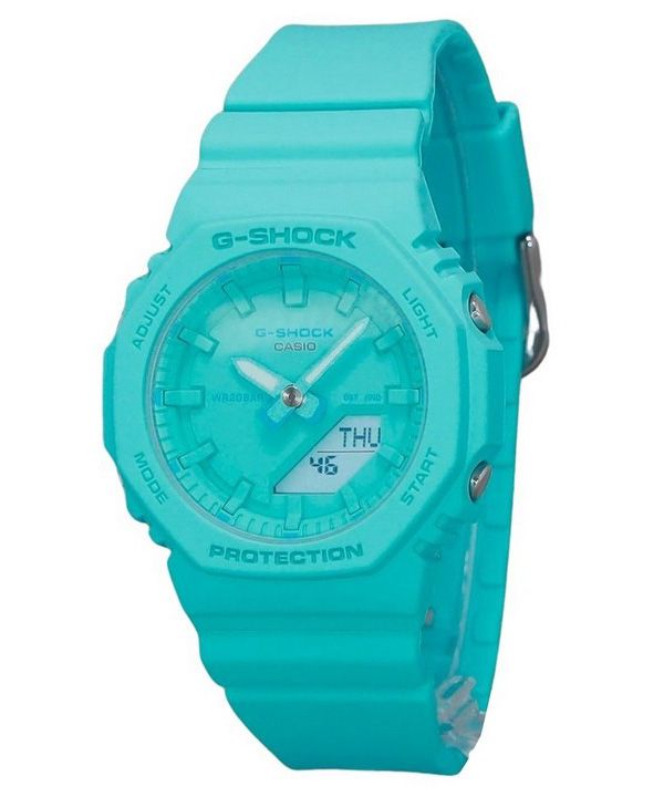 Casio G-Shock Analog Digital Resin Strap Turquoise Dial Quartz GMA ...