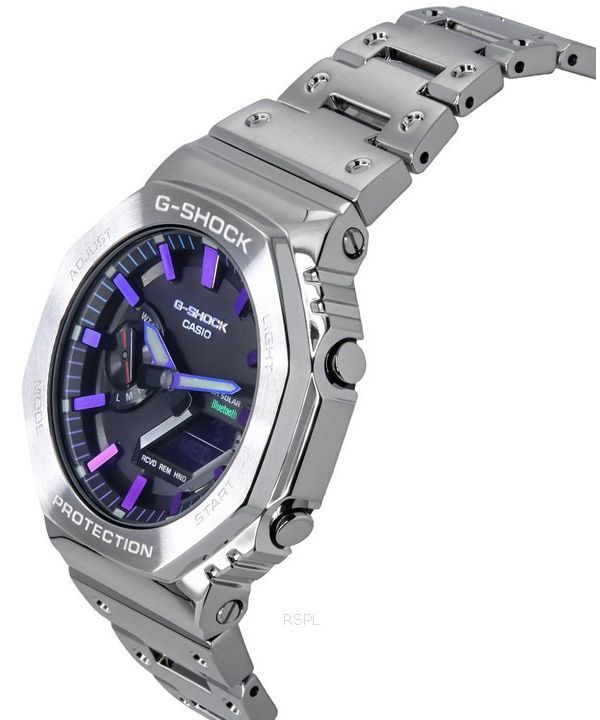 Casio G-Shock Full Metal 40th Anniversary Analog Digital Smartphone Link Bluetooth Solar GM ...