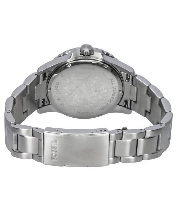 Fossil Blue Dive Stainless Steel Green Dial Quartz FS6033 100M Men's ...