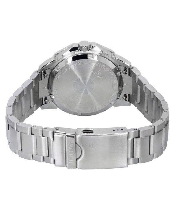 Bulova Marine Star Stainless Steel White Dial Precisionist Quartz Diver ...