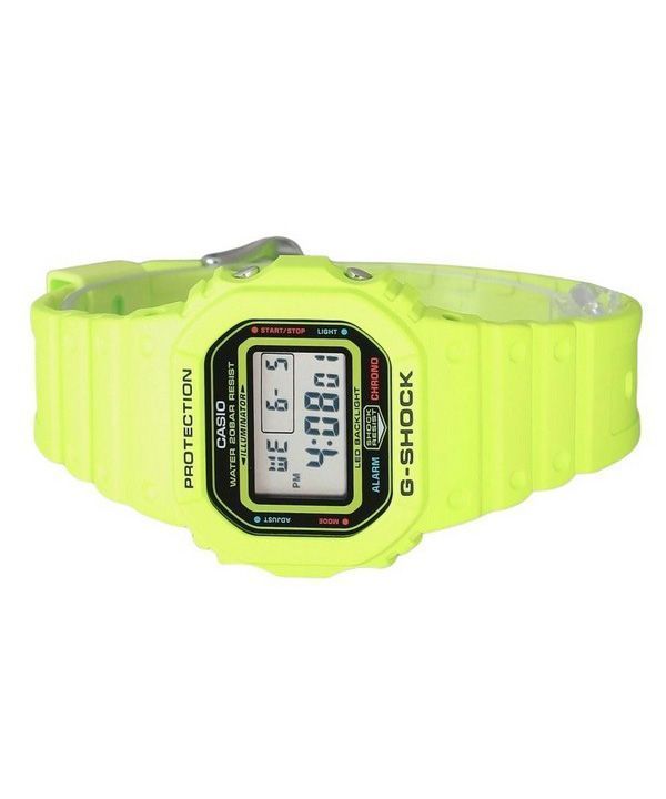Casio G-Shock Digital Energy Park Series Yellow Bio Based Resin Strap Quartz DW-5600EP-9 200M ...