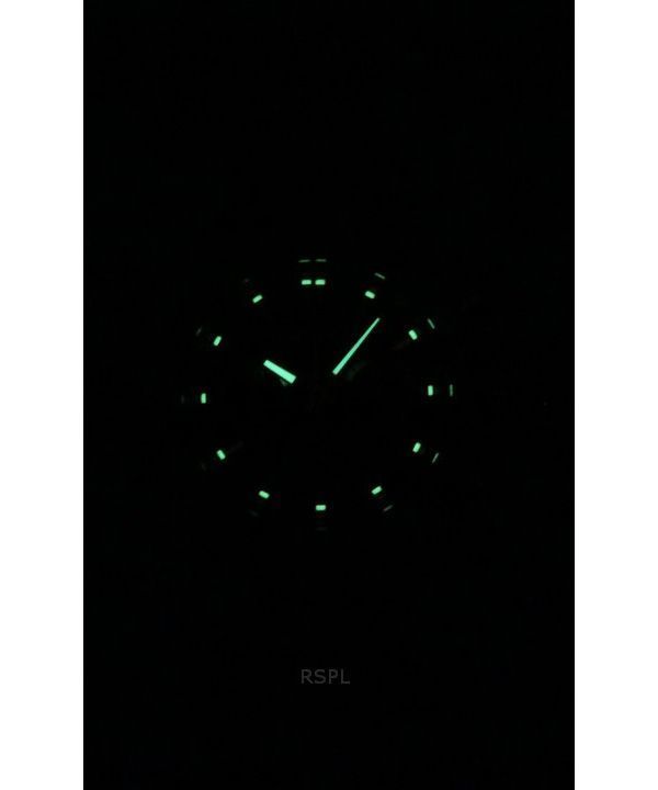 Seiko Spirit Chronograph Stainless Steel Black Dial Quartz SBTR015 100M ...