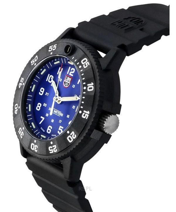 Luminox Original Navy Seal EVO Rubber Strap Blue Dial Quartz Diver's XS ...