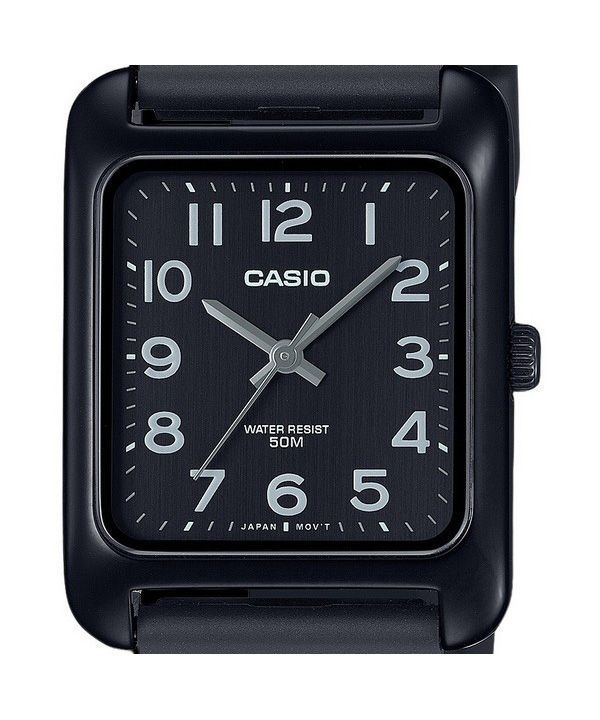 Casio Standard Analog Resin Strap Black Dial Quartz MTP-B175-1BV Men's ...