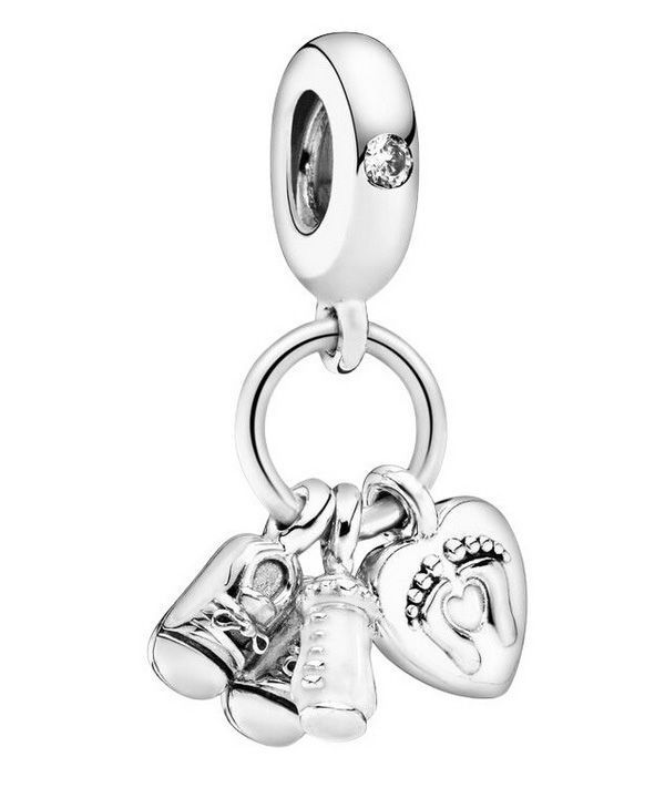 Pandora Baby Bottle and Shoes Dangle Charm 798106CZ For Women ...