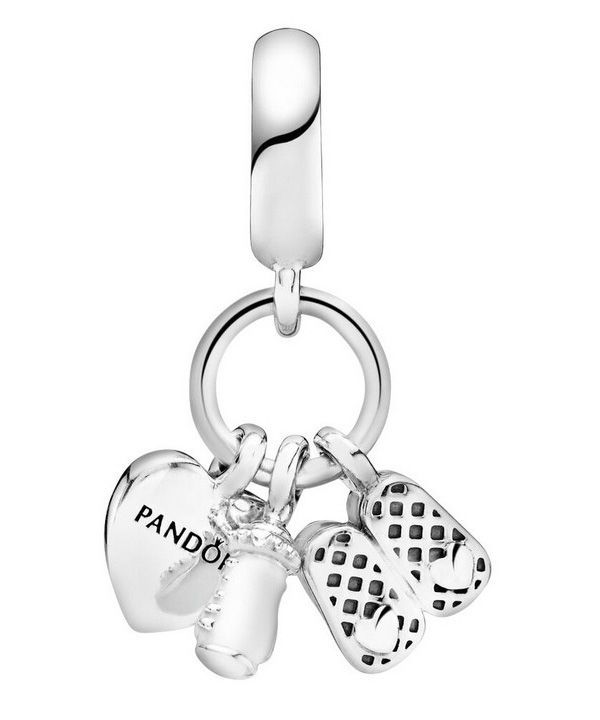Pandora Baby Bottle and Shoes Dangle Charm 798106CZ For Women ...