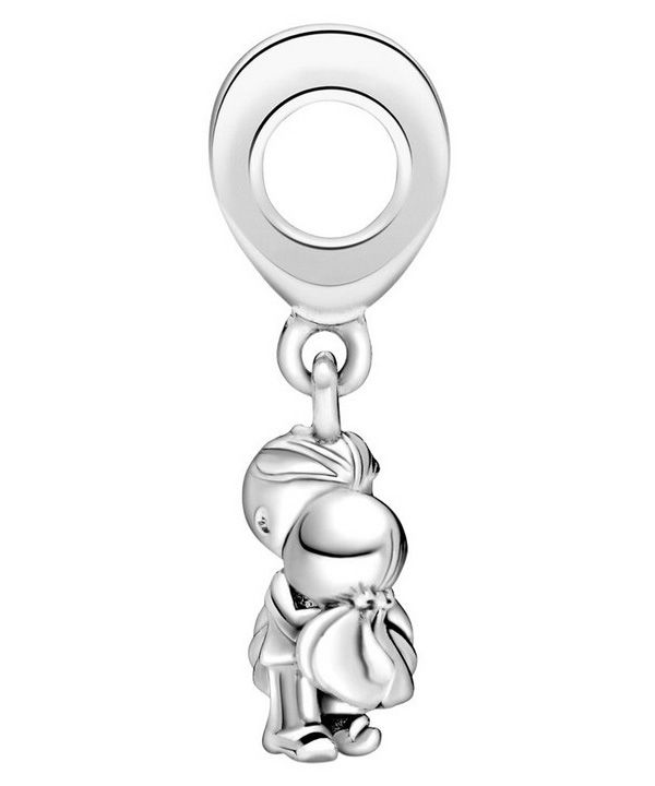 Pandora Married Couple Sterling Silver Dangle Charm With Clear Cubic ...