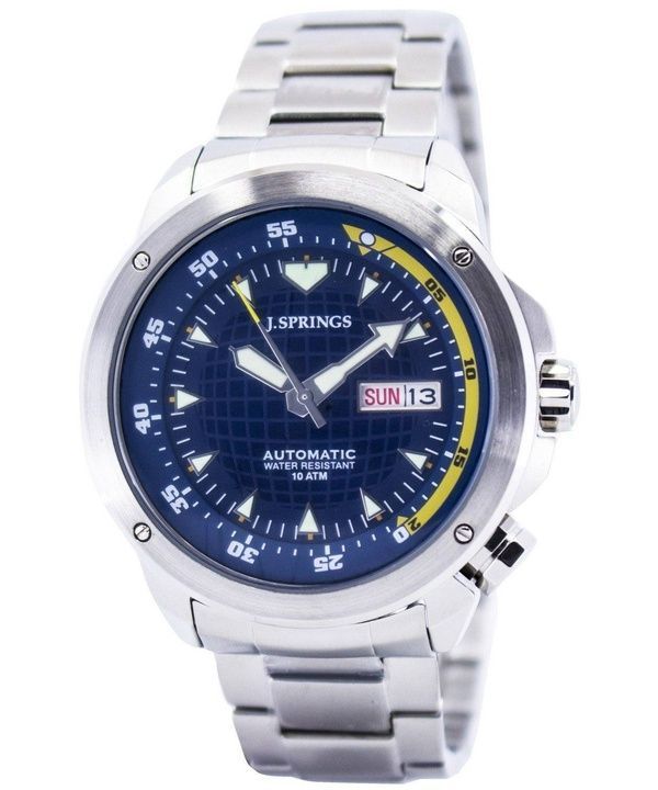 Refurbished J.Springs by Seiko Automatic Navy Dial 100M BEB022 Men's ...