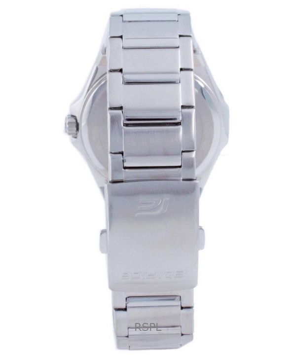 Refurbished Casio Edifice Slim Line Analog Stainless Steel Black Dial ...